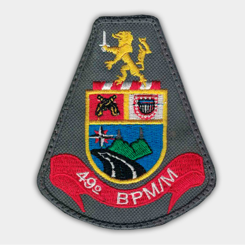 Brasão Bordado 49º BPM/M