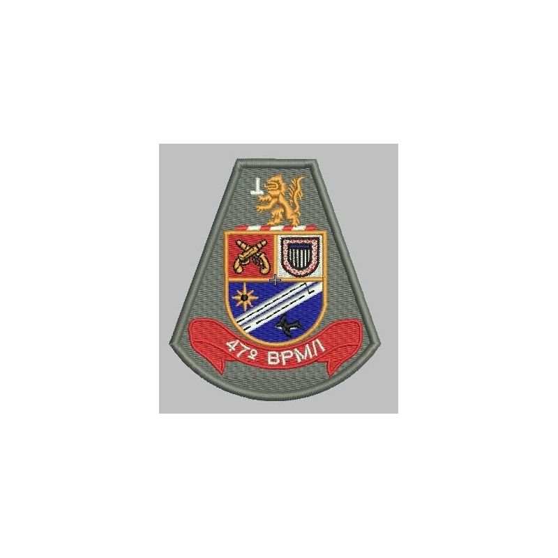Brasão bordado 47º BPM/I