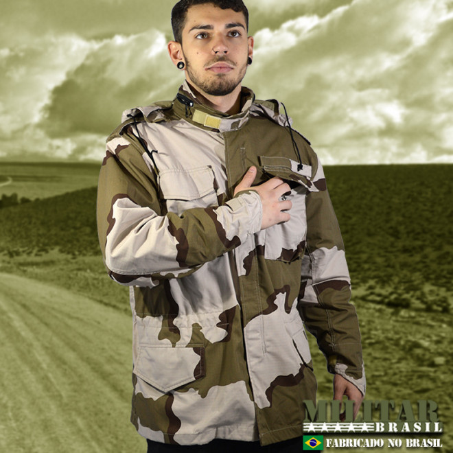Jaqueta M-65 Field Jacket - Camo Desert Tri-Color
