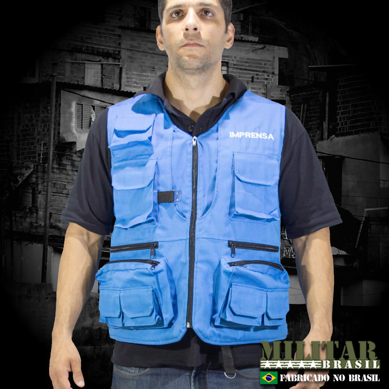 Colete Imprensa - Azul