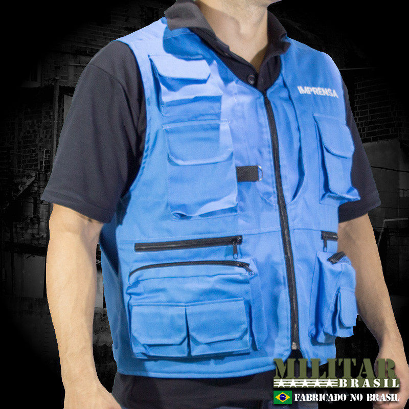 Colete Imprensa - Azul