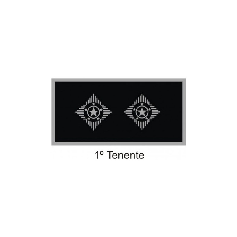 Divisa PM Emborrachado 1º Tenente